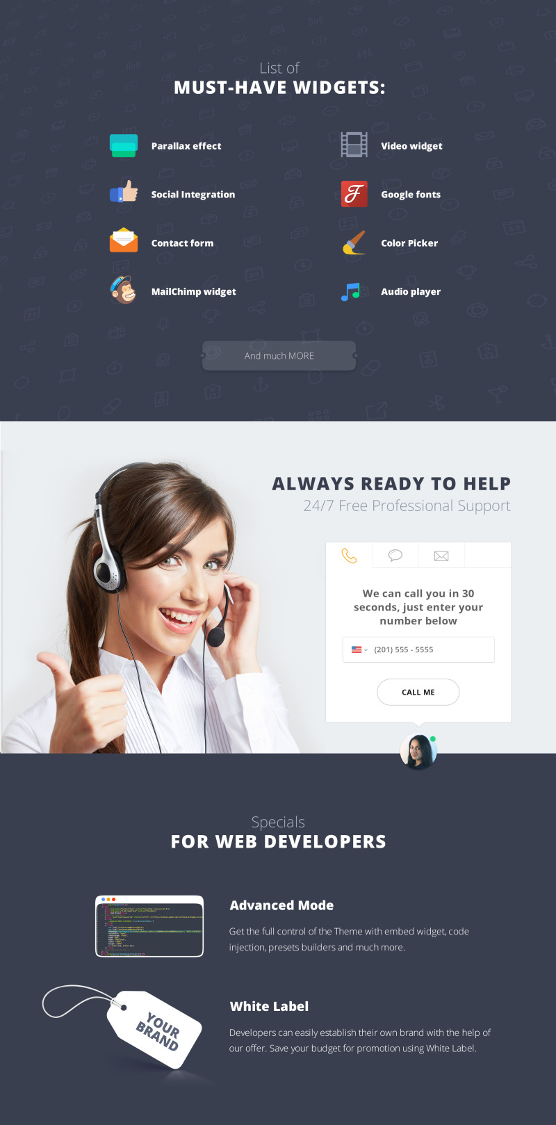 Business & Services Landing Page Template - TemplateMonster