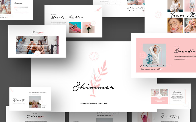 Shimmer Presentation - Keynote template - TemplateMonster