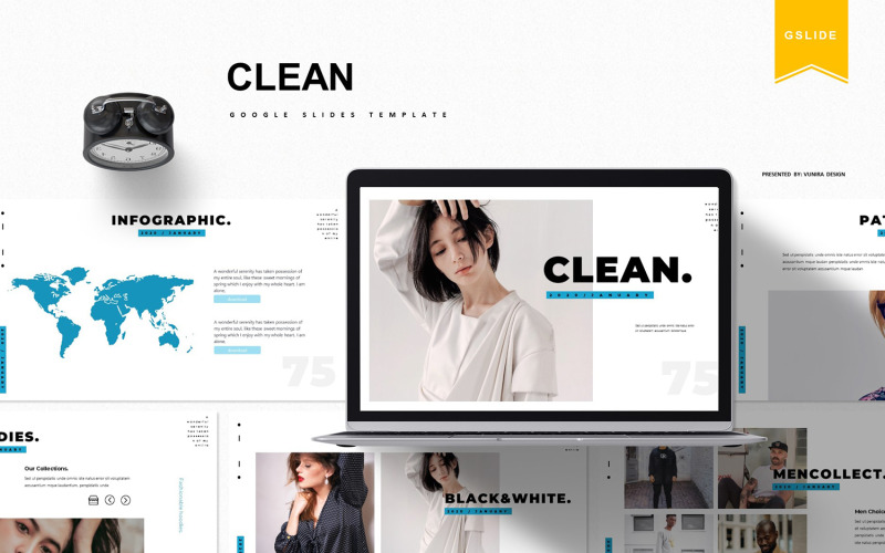 Clean Google Slides 101657 TemplateMonster