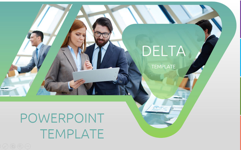 Modello PowerPoint Delta #103076 - TemplateMonster