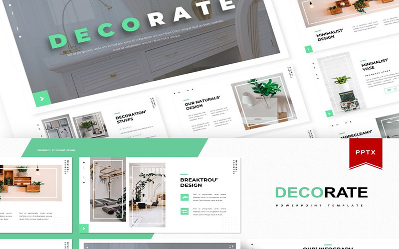 Decorate | PowerPoint Template #103394