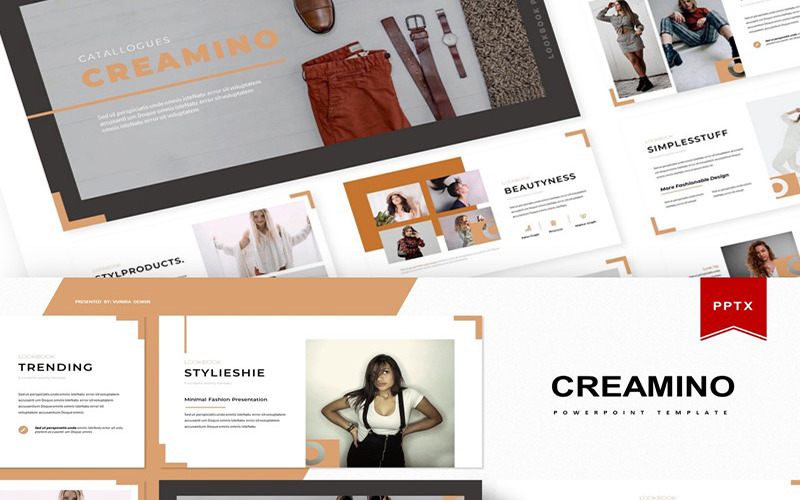 Creamino | PowerPoint Template #103686