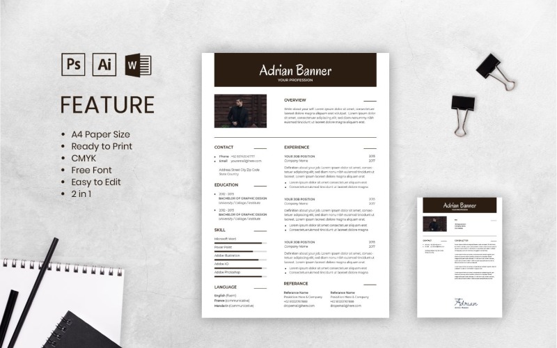 Professional Resume Banner
