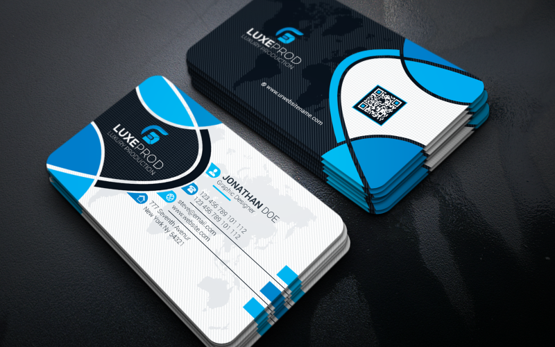 Doe Business Card - Corporate Identity Template