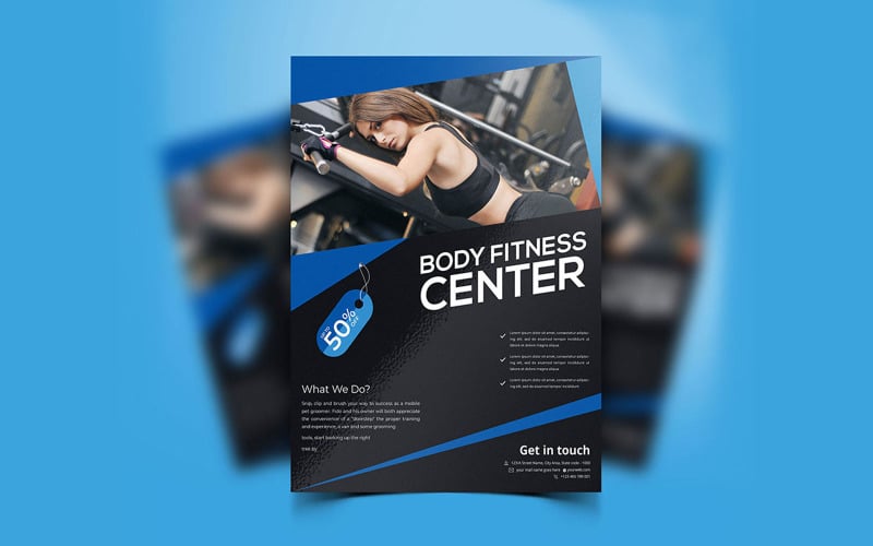 Fitness Gym Yoga Flyer - Corporate Identity Template Fitness Gym Yoga Flyer - Corporate Identity Template