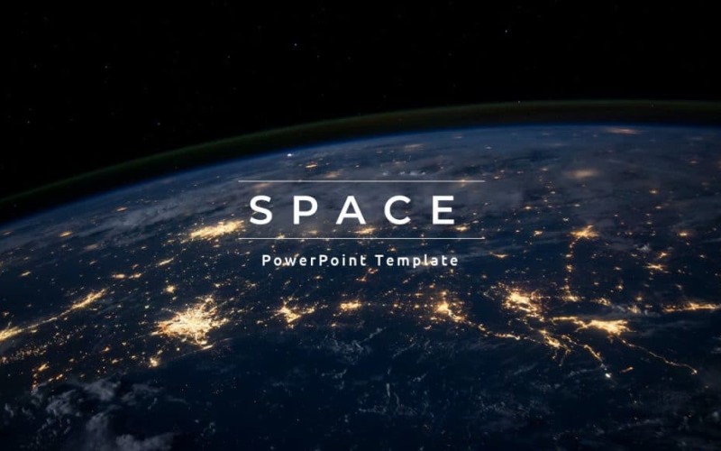 Space PowerPoint Template 106089 TemplateMonster