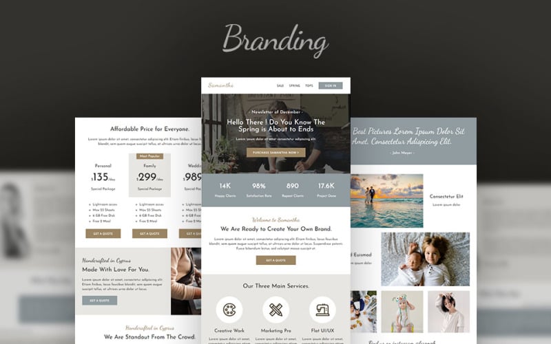 Branding - Creative Agency Email Newsletter Template