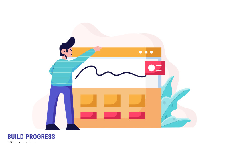 Build Progress - Illustration #107928 - TemplateMonster
