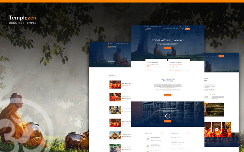 Templezen - Temple Religious HTML5 Website-Vorlage