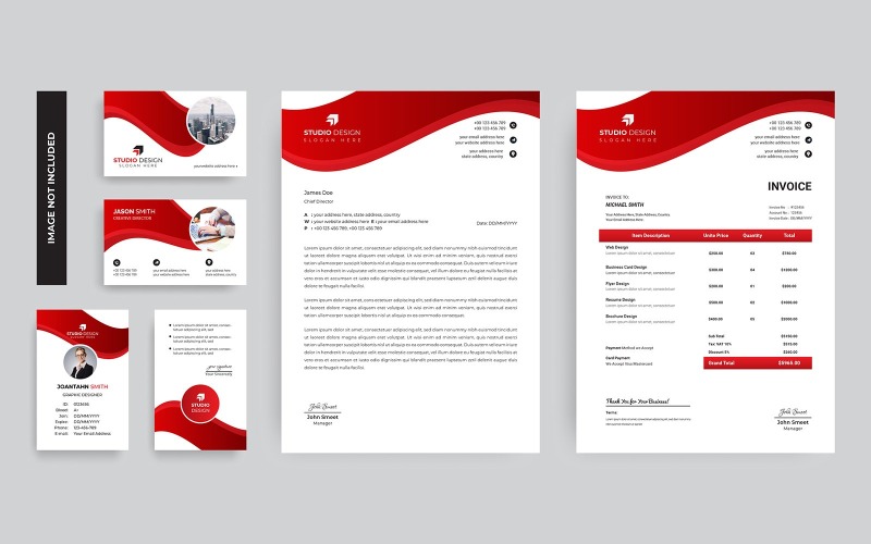 Pulp Branding Stationery - Corporate Identity Template