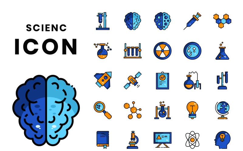 Science Icon Set #109399 - TemplateMonster