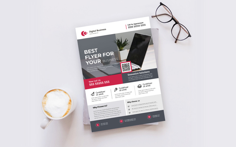 Minimal Flyer - Corporate Identity Template - TemplateMonster