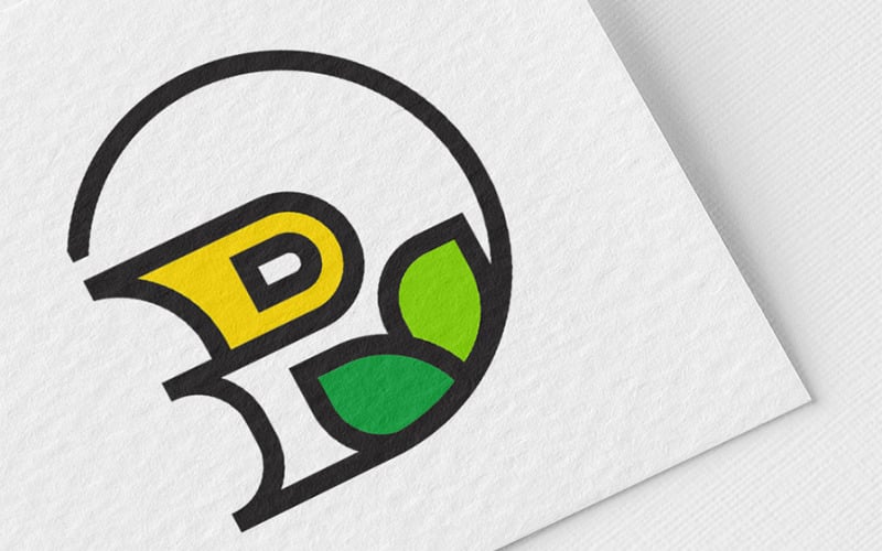 P Superhero Logo Template 110800 TemplateMonster