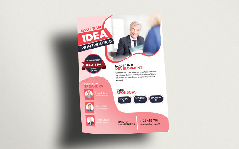 Conference Flyer (Editable) - Corporate Identity Template