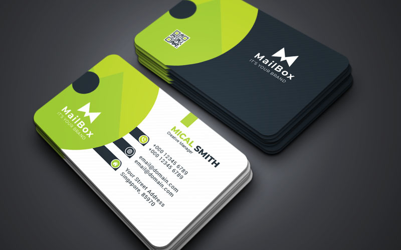 Mical Smith - Tarjeta de visita - Plantilla de identidad corporativa