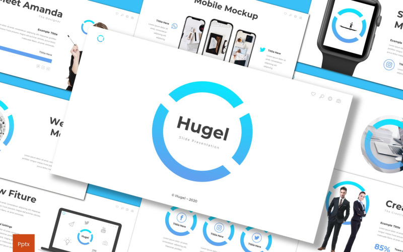 Hugel PowerPoint template #111830 - TemplateMonster
