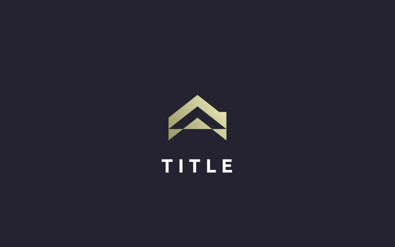 Un modèle de logo de toit #111947 - TemplateMonster