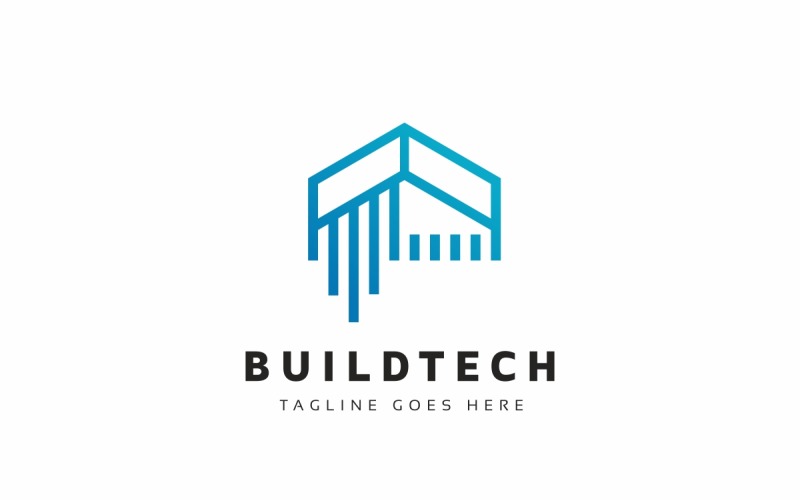 Build Tech Logo Template #113182 - TemplateMonster