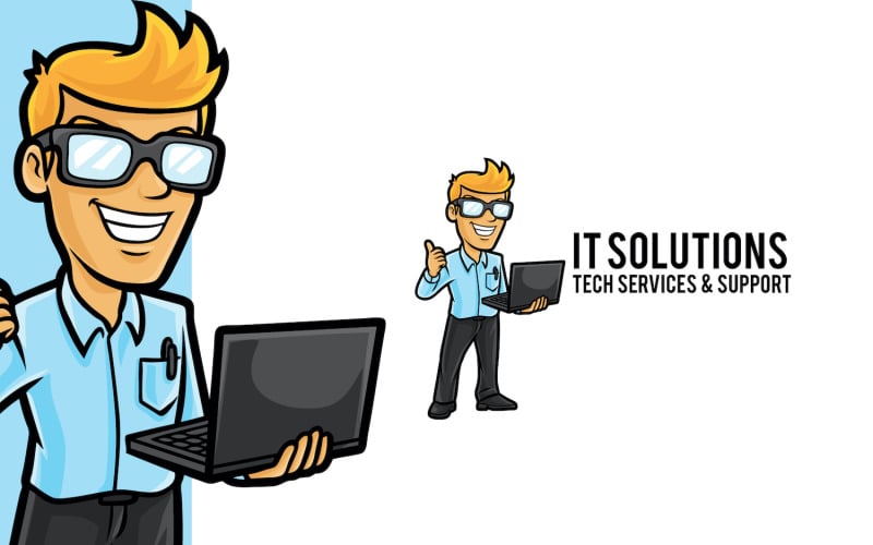 IT Service Logo Template #113146 - TemplateMonster