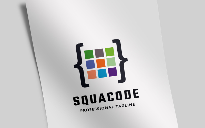 Squa Code Logo Template #114047 - TemplateMonster
