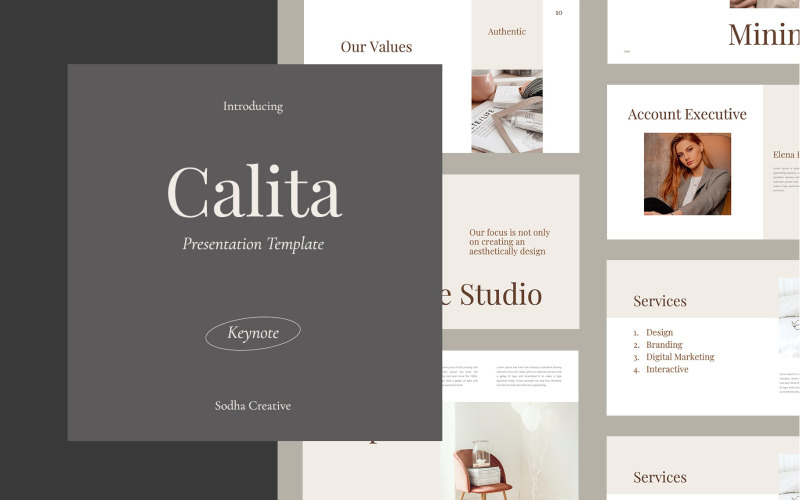 Calita - Keynote template #114143 - TemplateMonster