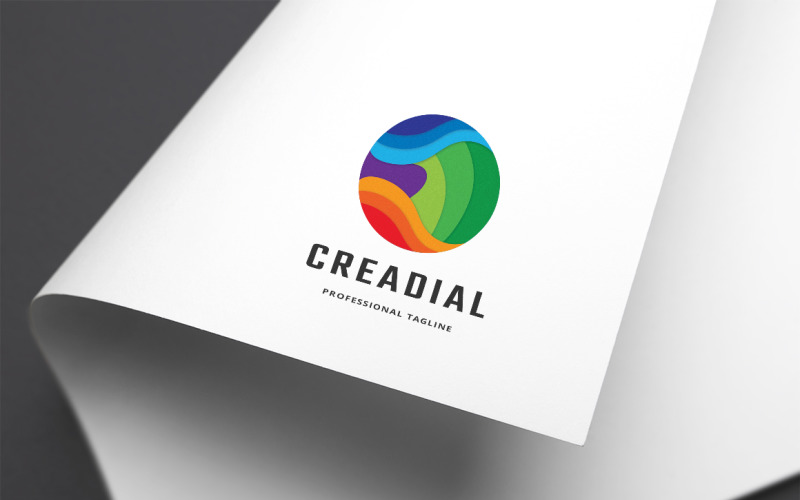 Creative Radial Logo Template #114312 - TemplateMonster