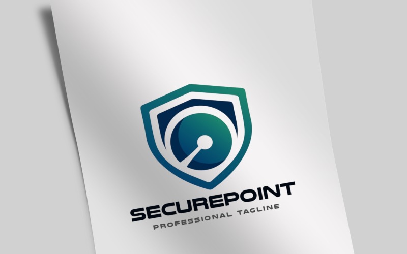 Secure Point Logo Template #114308 - TemplateMonster
