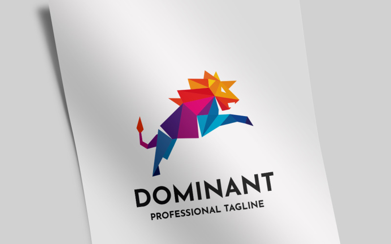 Dominant Logo Template #114455 - TemplateMonster
