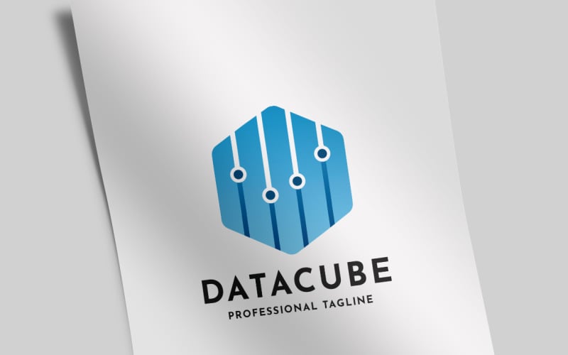 Data Cube Logo Template #114697 - TemplateMonster