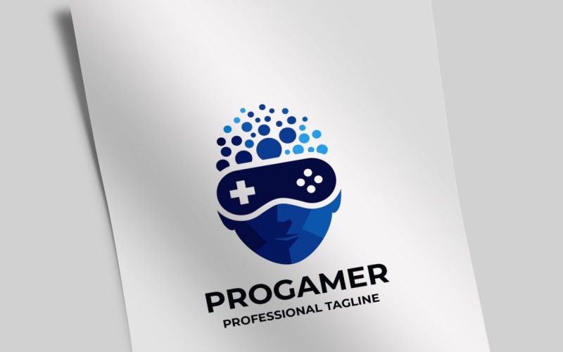 Professional Gamer Logo Template #114878 - TemplateMonster