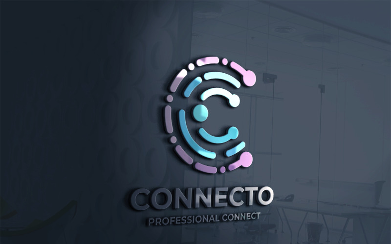 Letter C - Connect Logo Template #115111 - TemplateMonster