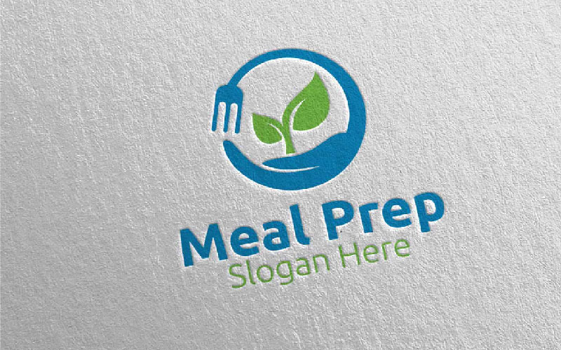 Meal Prep Healthy Food 8 Logo Template - TemplateMonster