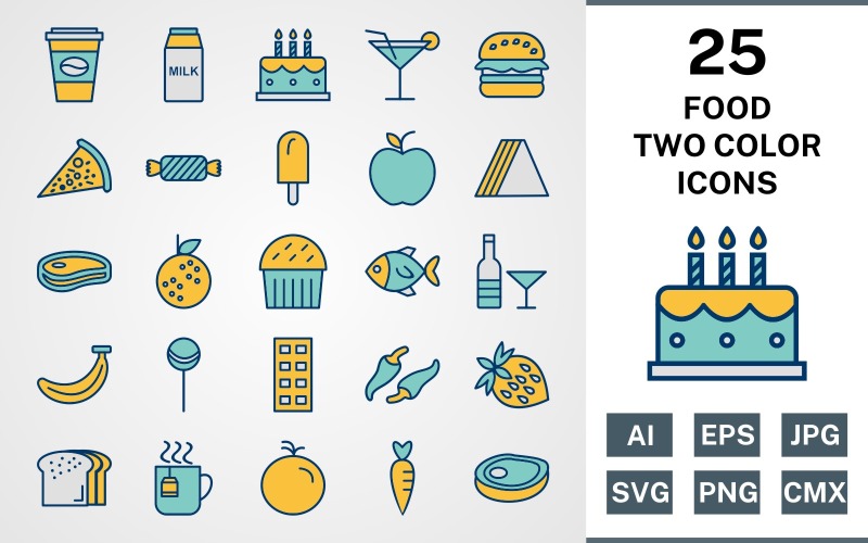 Food Icons - Download 579 Icon Sets | TemplateMonster
