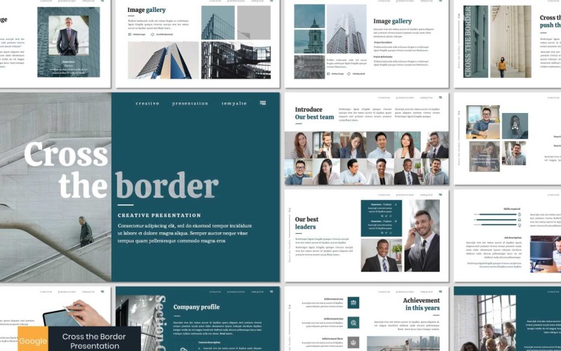 Cross The Border Google Slides #117156 - TemplateMonster