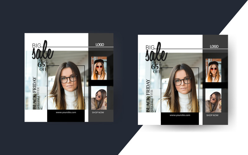 Elegant Luxury Post Social Media Template - TemplateMonster