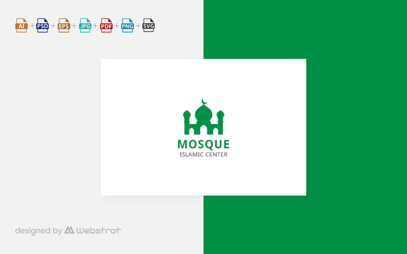 Mosque Logo Template #118173 - TemplateMonster