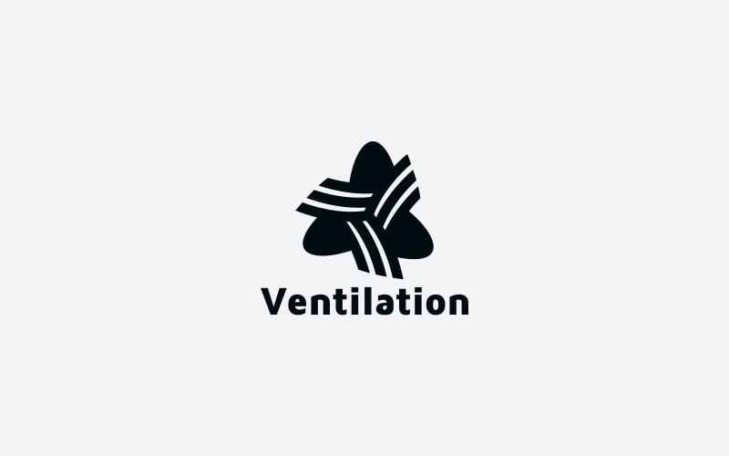 Ventilation Logo Template #118750 - TemplateMonster