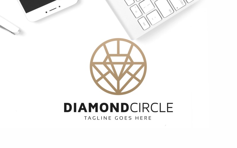 Diamond Circle Logo Template #119490 - TemplateMonster