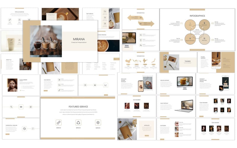 Coffee Shop PowerPoint-mallar - PPT & PPTX-teman för Coffee Club ...