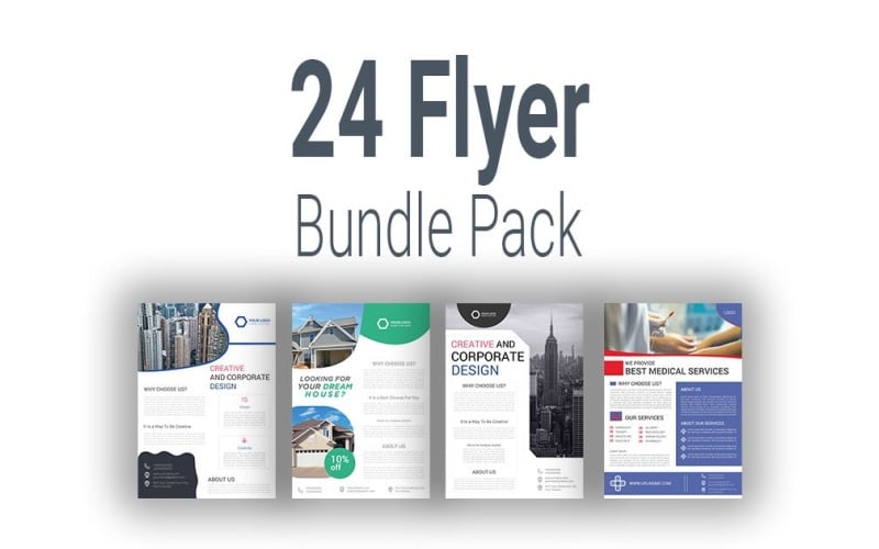Business Flyer Bundle - Corporate Identity Template Business Flyer Bundle - Corporate Identity Template