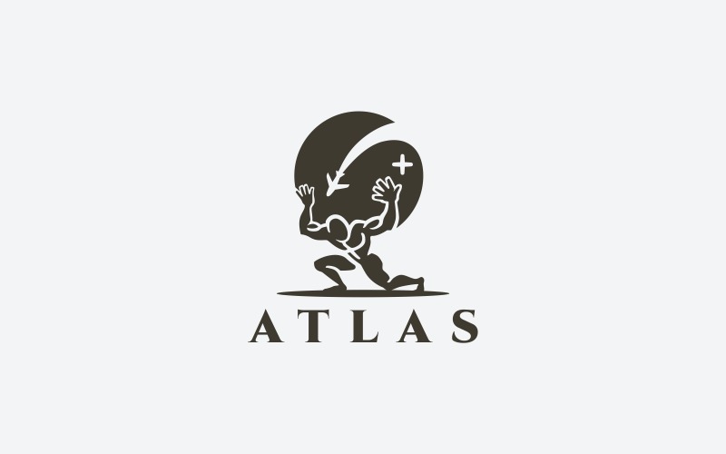 Modelo de logotipo da Atlas #121151 - TemplateMonster