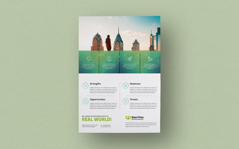 Flyer - Corporate Identity Template #121818 - TemplateMonster