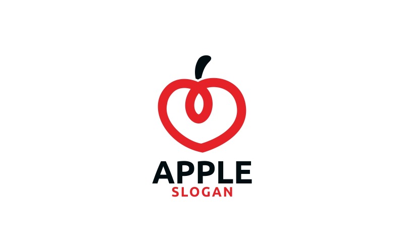 Modelo de logotipo da Apple #122058 - TemplateMonster