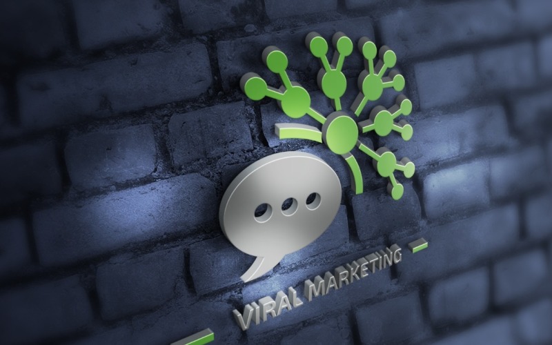Viral Marketing Logo Template #122399 - TemplateMonster