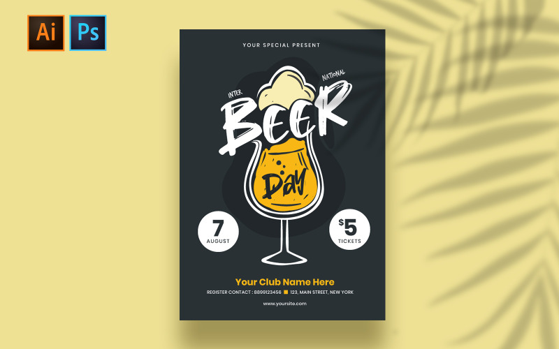 International Beer Day - Corporate Identity Template