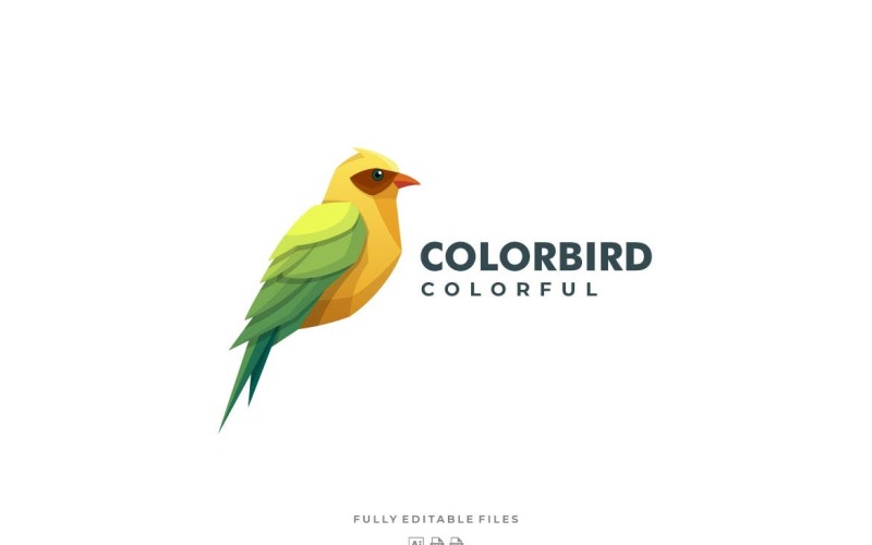 Bird Color Logo Template #122597 - TemplateMonster