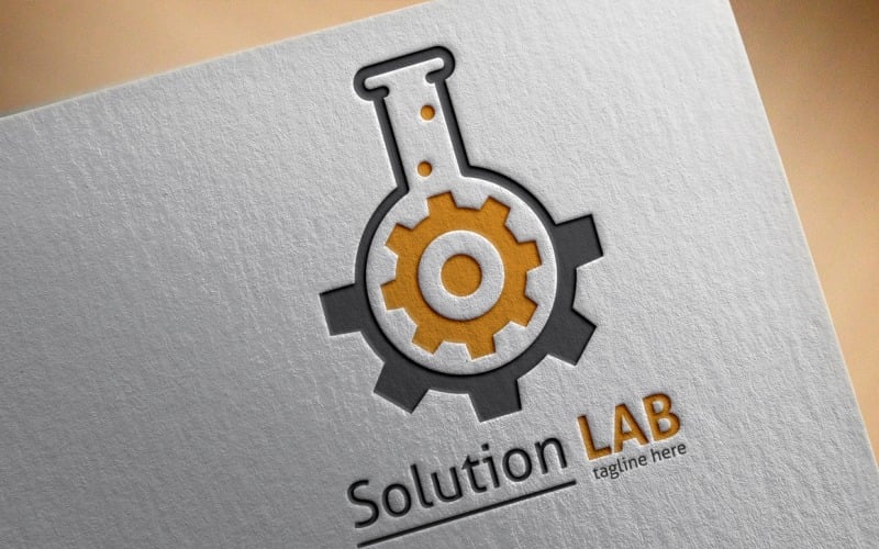 Solution Lab Logo Template #122628 - TemplateMonster