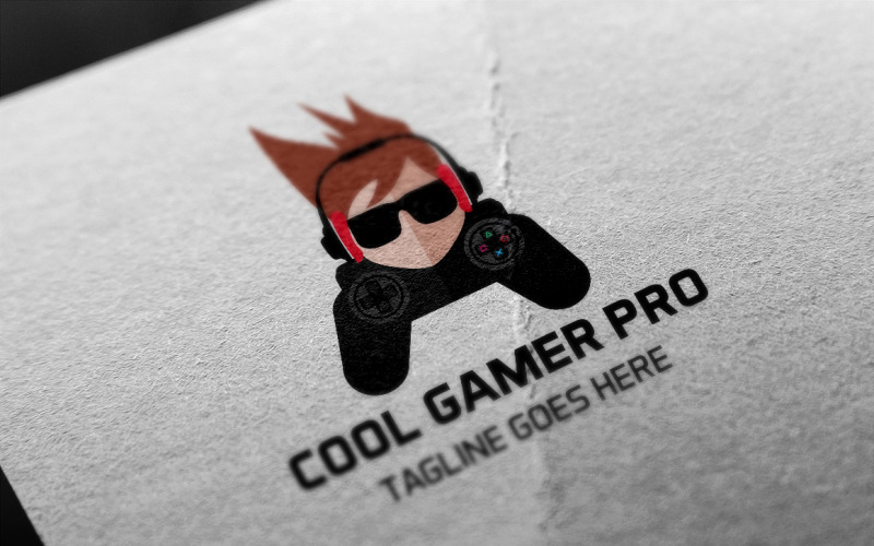 Cool Gamer Pro Logo Template #123237 - TemplateMonster