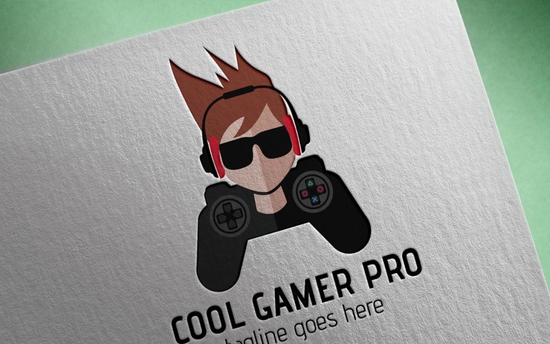 Cool Gamer Pro Logo Template #123485 - TemplateMonster