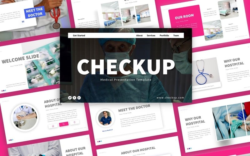 Checkup Medical Presentation PowerPoint template